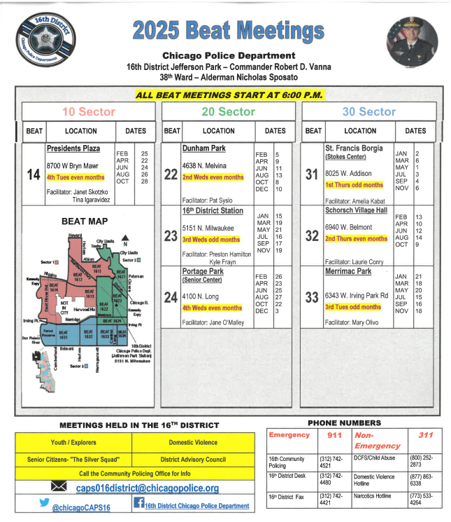Alderman Nicholas Sposato's 38th Ward Update