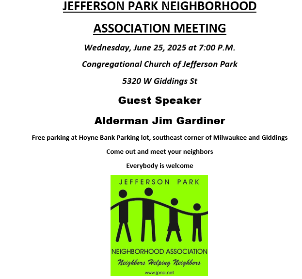 Alderman Nicholas Sposato's 38th Ward Update