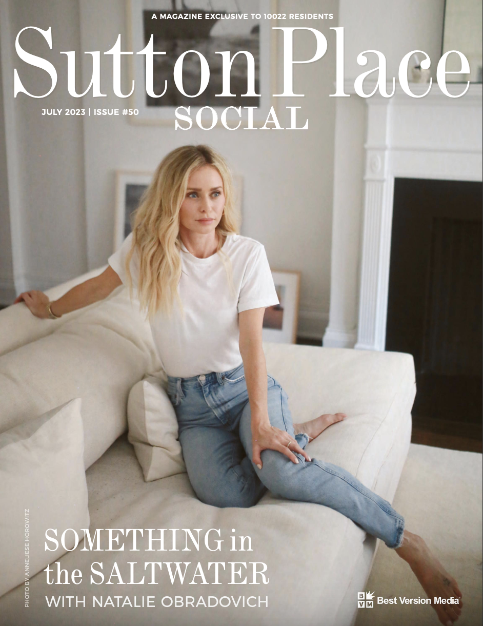 Turtle Bay Association - TBA BUSINESS MEMBER -SUTTON PLACE SOCIAL - MONTHLY MAGAZINE...JULY COVER