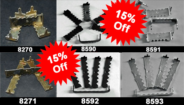 Sawtooths Offsets Turn Buttons Felt Bumpons Mending Plates Corner ...