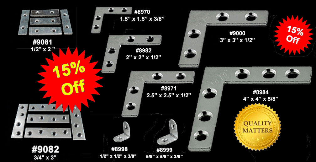 Save 50% On Super Corners & Flangers - Save on Mending Plates - Corner ...