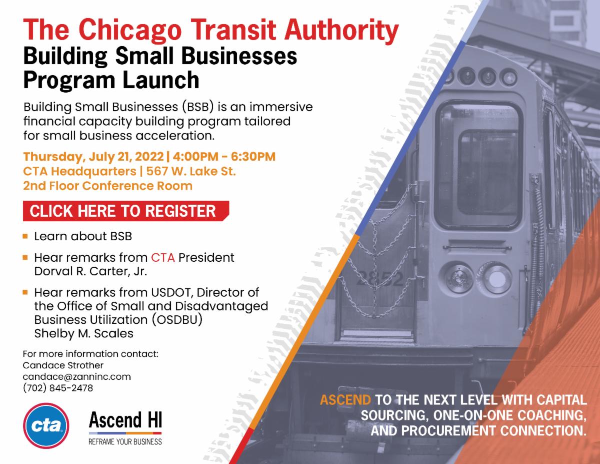CTA's Building Small Businesses Program Launch
