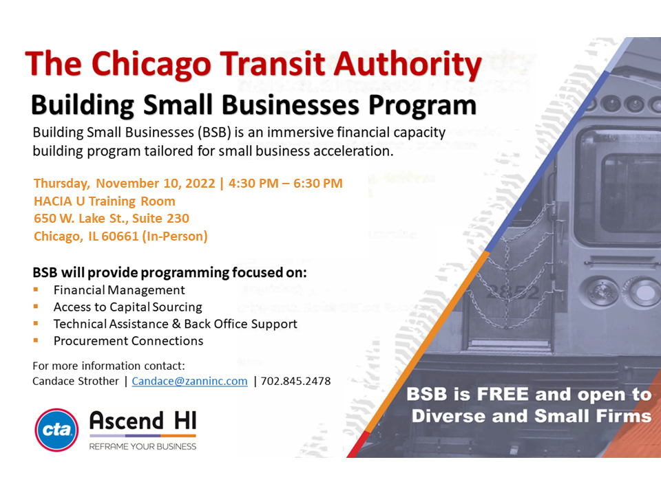 CTA's Building Small Businesses Program