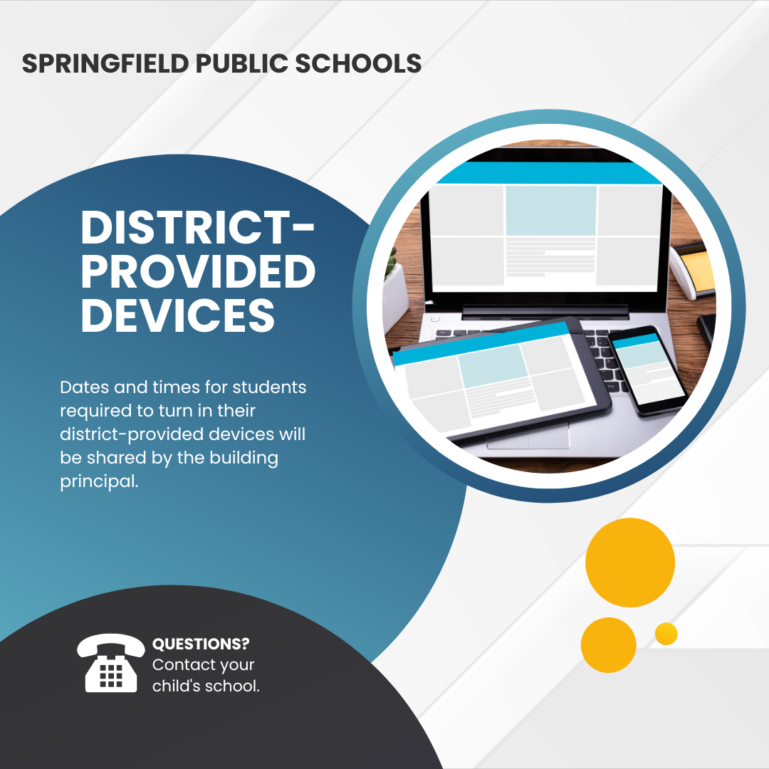 Important information about the end of the school year and device pick ...