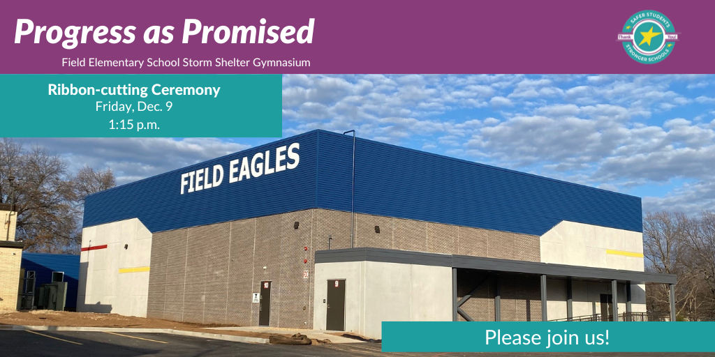 Join us for a ribbon-cutting ceremony at Field Elementary School
