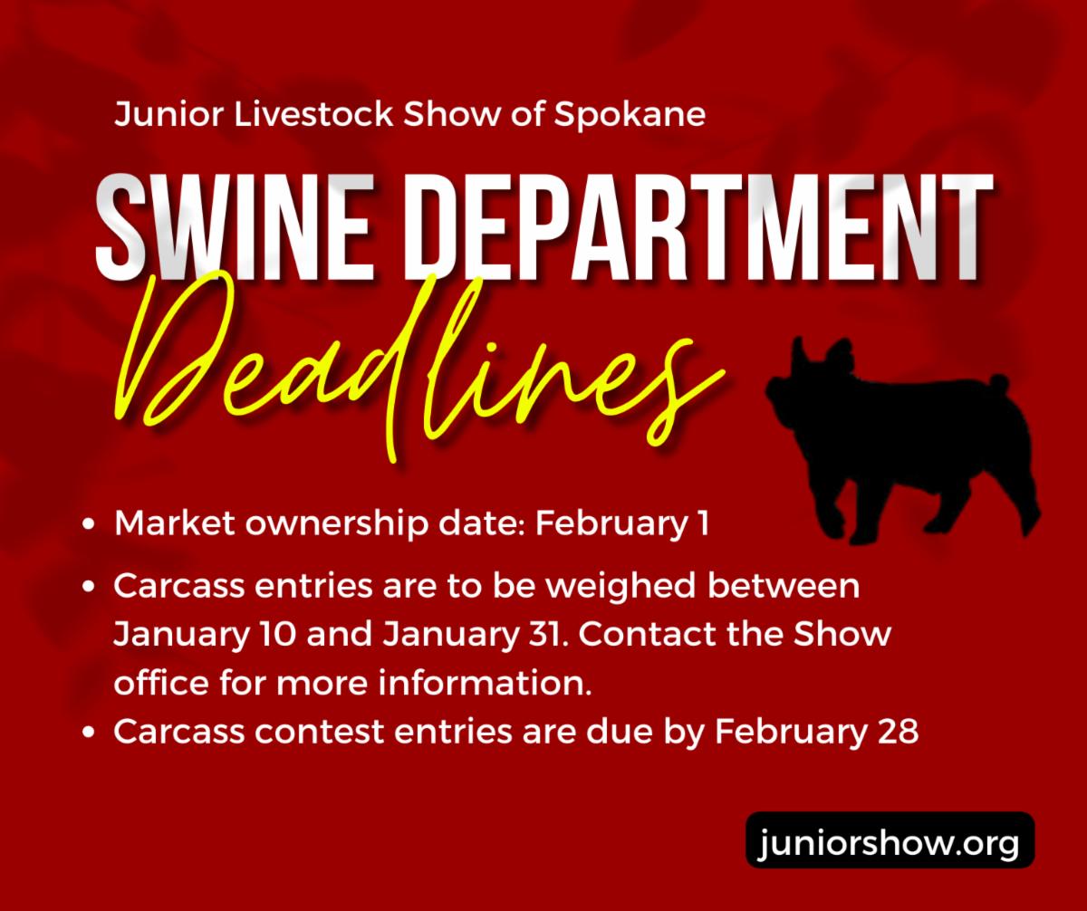 Junior Livestock Show of Spokane - January Newsletter