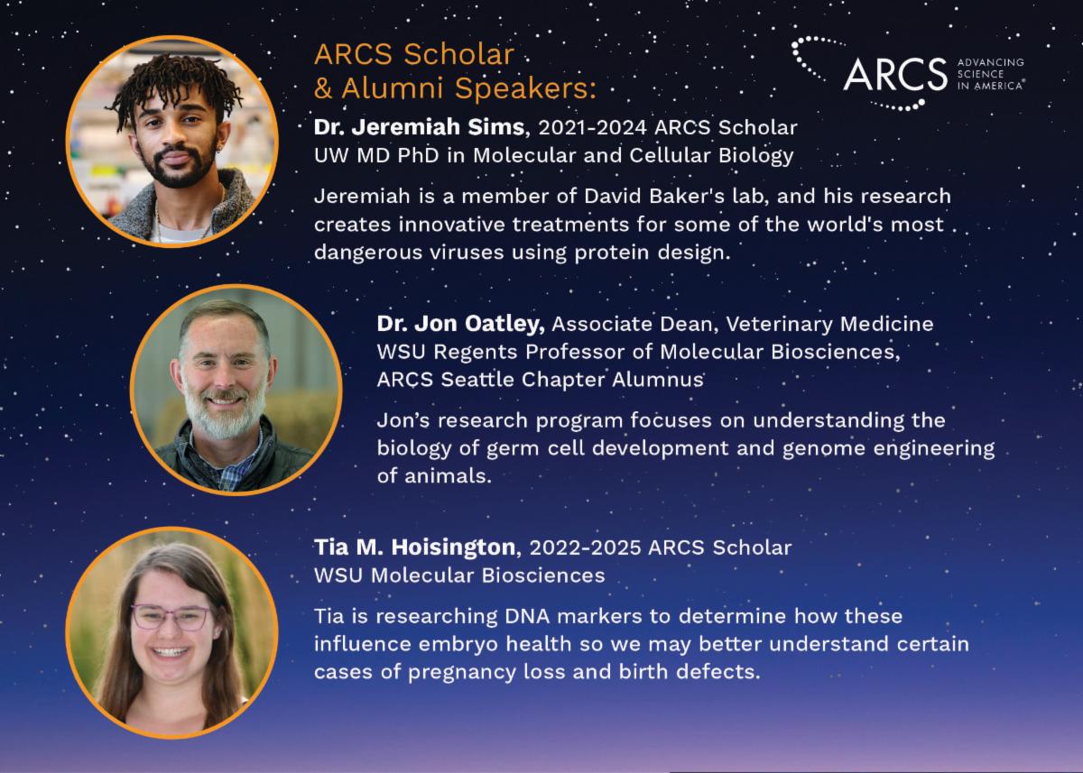 Reserve your seats for ARCS Night to Ignite Science on October 9