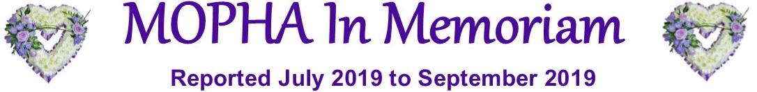 MOPHA NEWSLETTER AND ZOOM NOTIFICATION