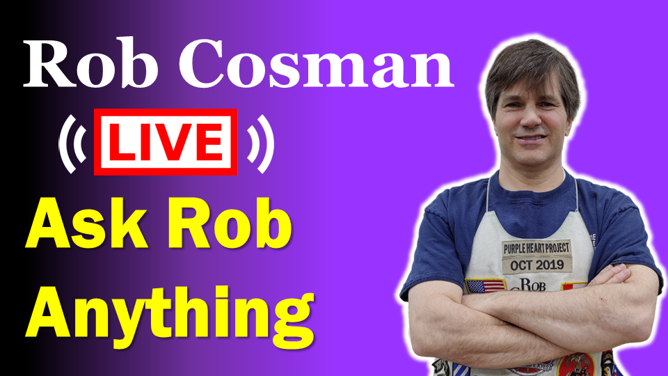 Rob Cosman Live Event Tonight