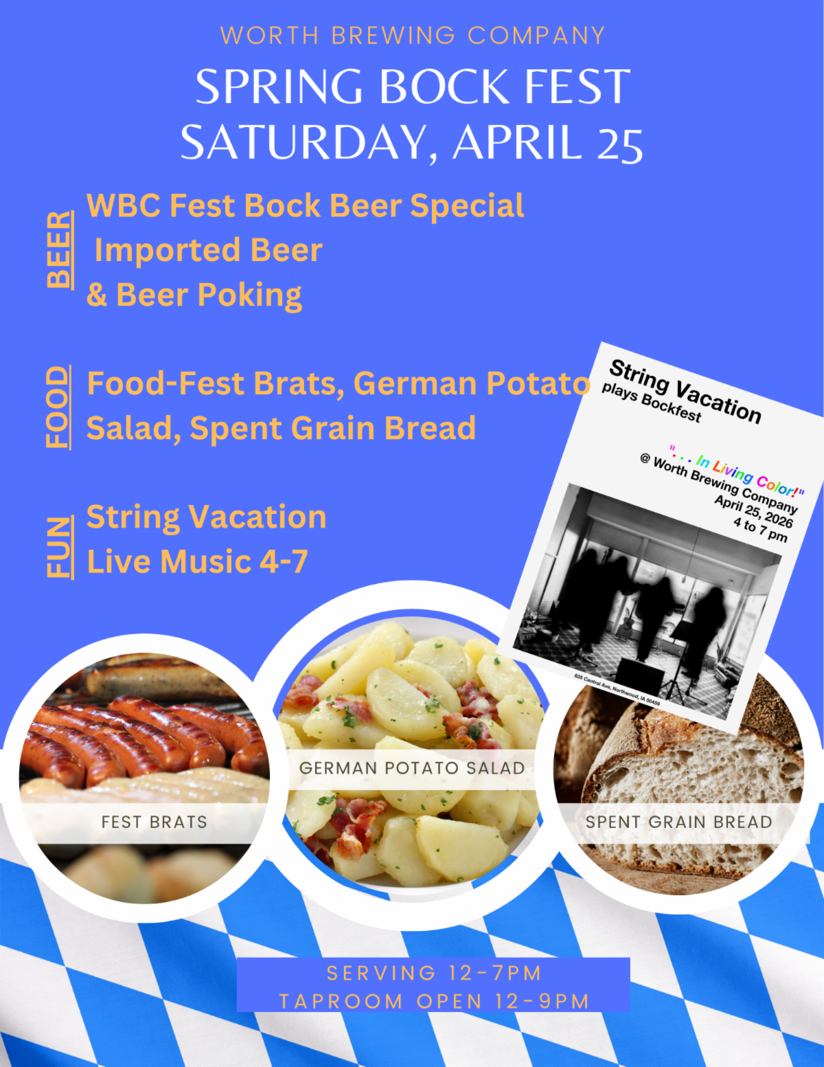 🍻 BOCK FEST IS APRIL 25th 🍻