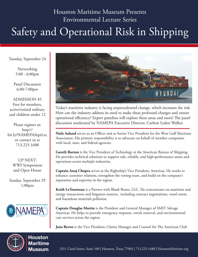 Safety and Operational Risk in Shipping