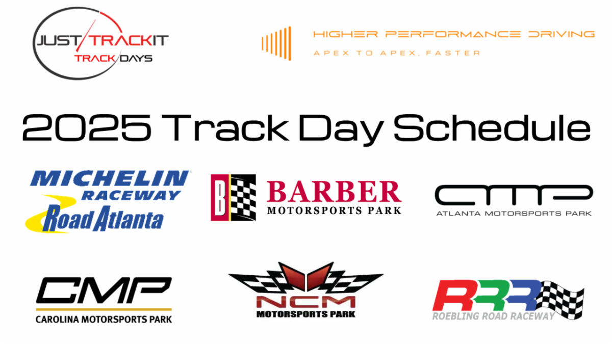 The Full 2025 Just Track It/Higher Performance Driving Schedule