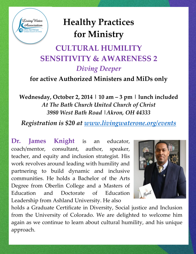 Healthy Practices for Ministry