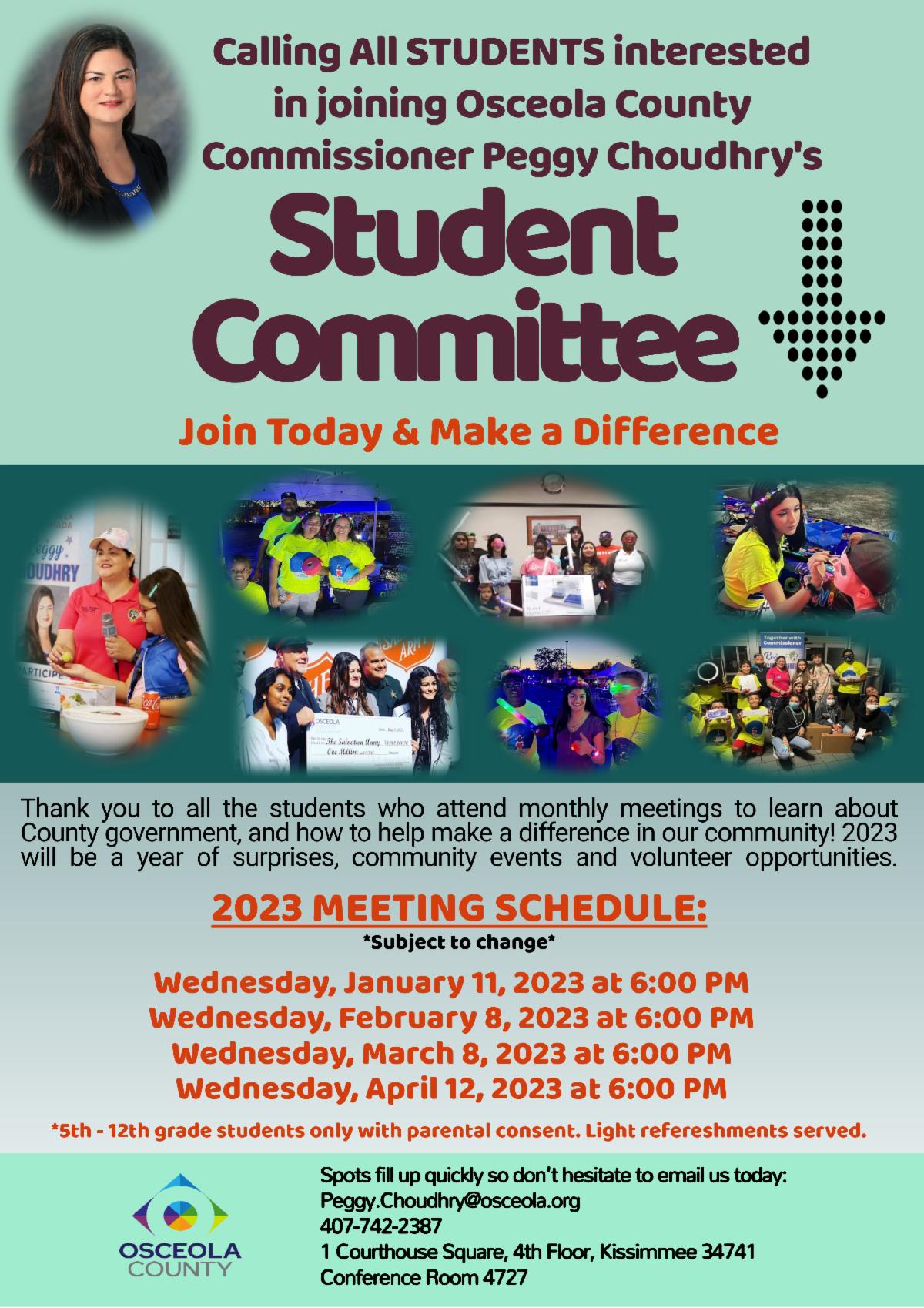 Osceola Students JOIN A Committee