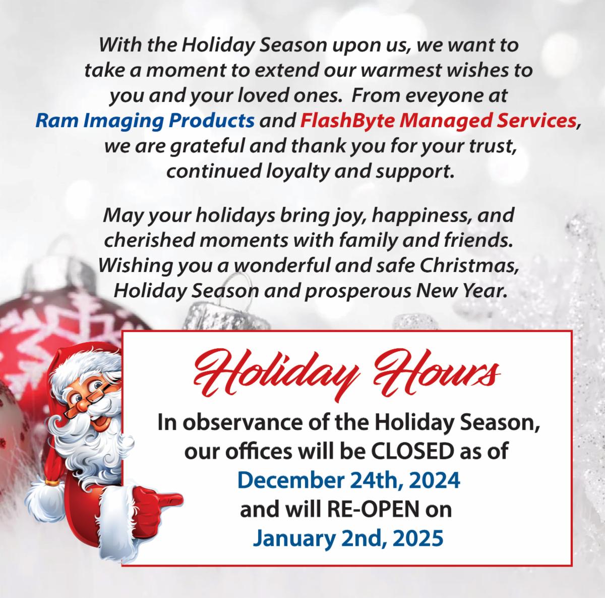 Merry Christmas & Happy Holidays