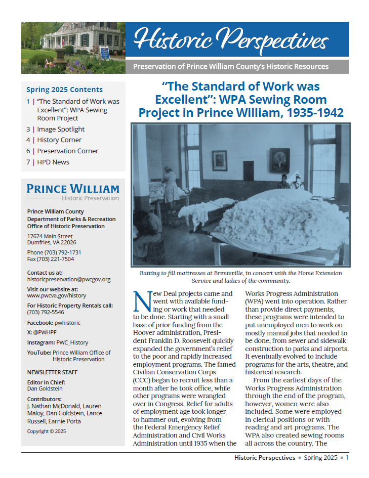 PWC Office of Historic Preservation