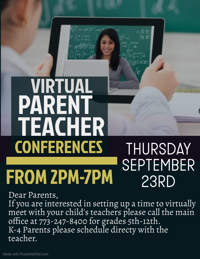 Virtual Parent Teacher Conferences SEPT 2021