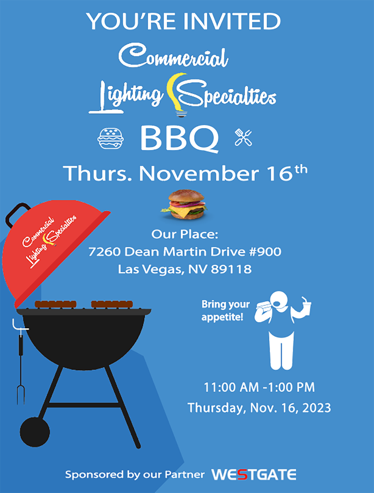 Our November 16 BBQ Invite