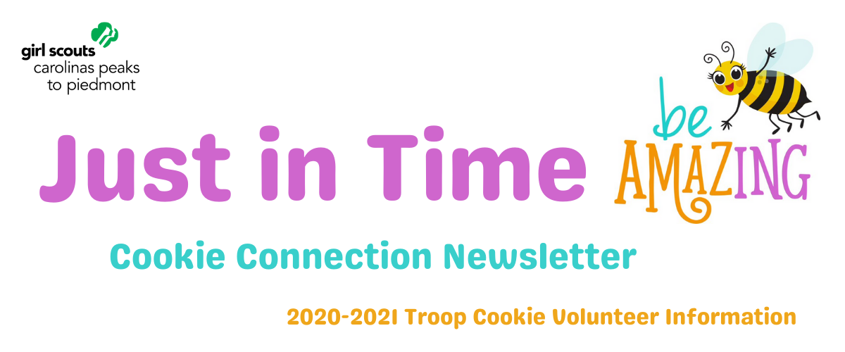 Just in Time Cookie Newsletter- February 26