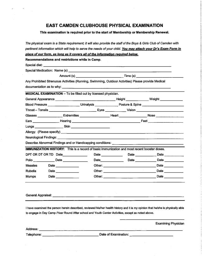 2025-26 Boys & Girls Club of Camden County After School Registration