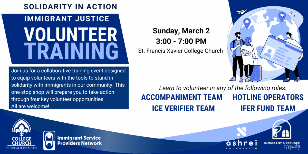 Immigrant Justice Volunteer Training