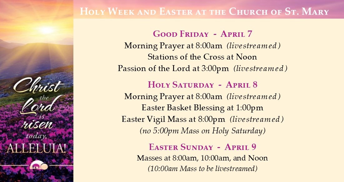 April 9: Easter Sunday