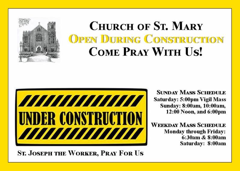 Fr. Nacius' Letter to the Parish: 2020 Sabbatical, Construction, Phase ...