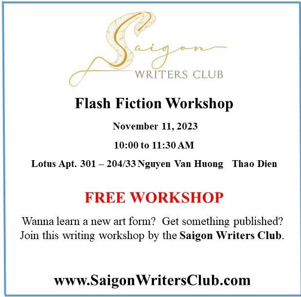 FREE Flash Fiction Workshop in Thao Dien