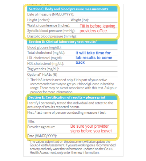 Go365 - HSG Biometric Screening and Online Health Assessment Challenge 2022