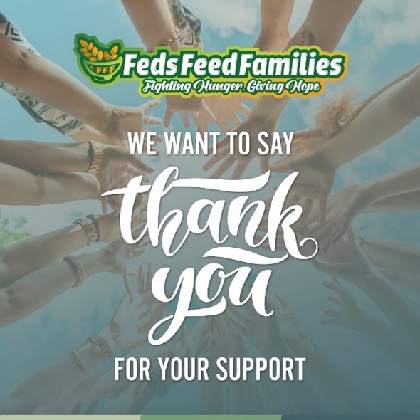 Feds Feed Families – Thank You for a Great Summer Campaign!!!