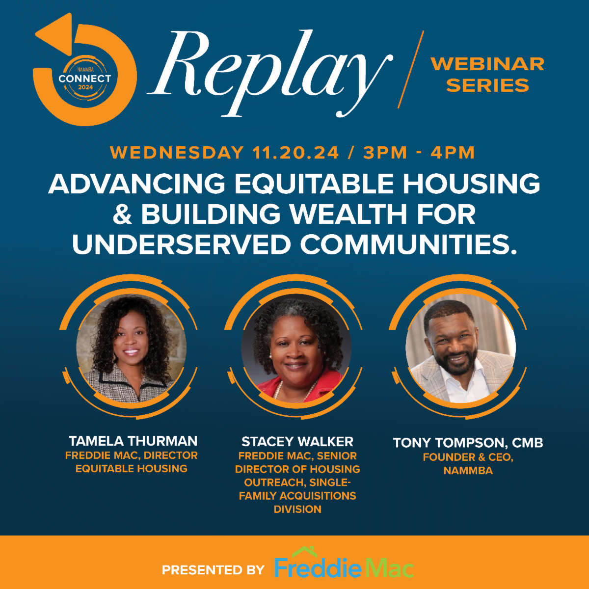 NAMMBA CONNECT 2024: Replay Webinar Series