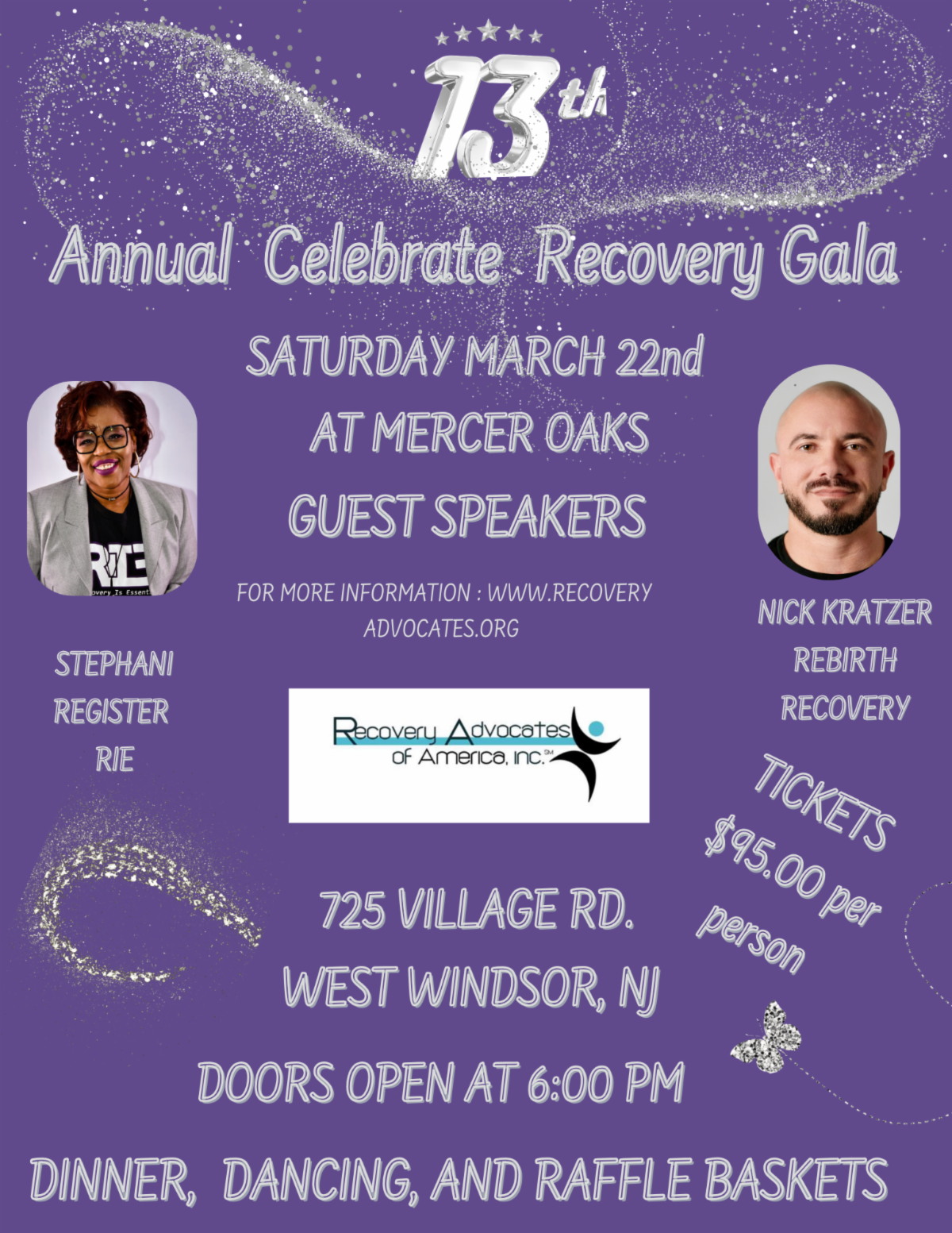 Recovery Advocates of America 13th Annual Celebrate Recovery Gala
