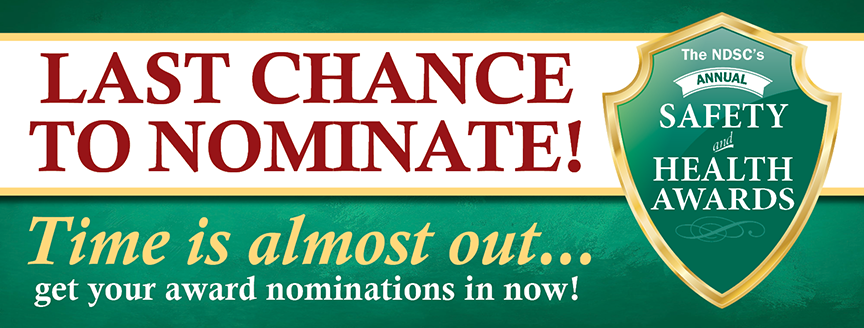 Last Call for Safety Award Applications!