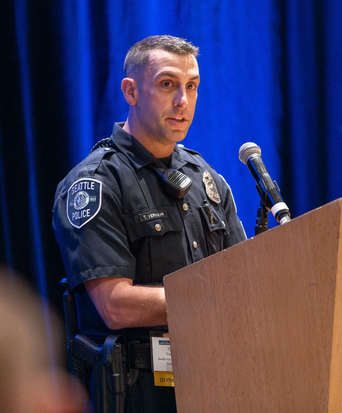 SPD Ofc Tyler Verhaar is 2023 Health Care Hero | Thank You Renaissance ...