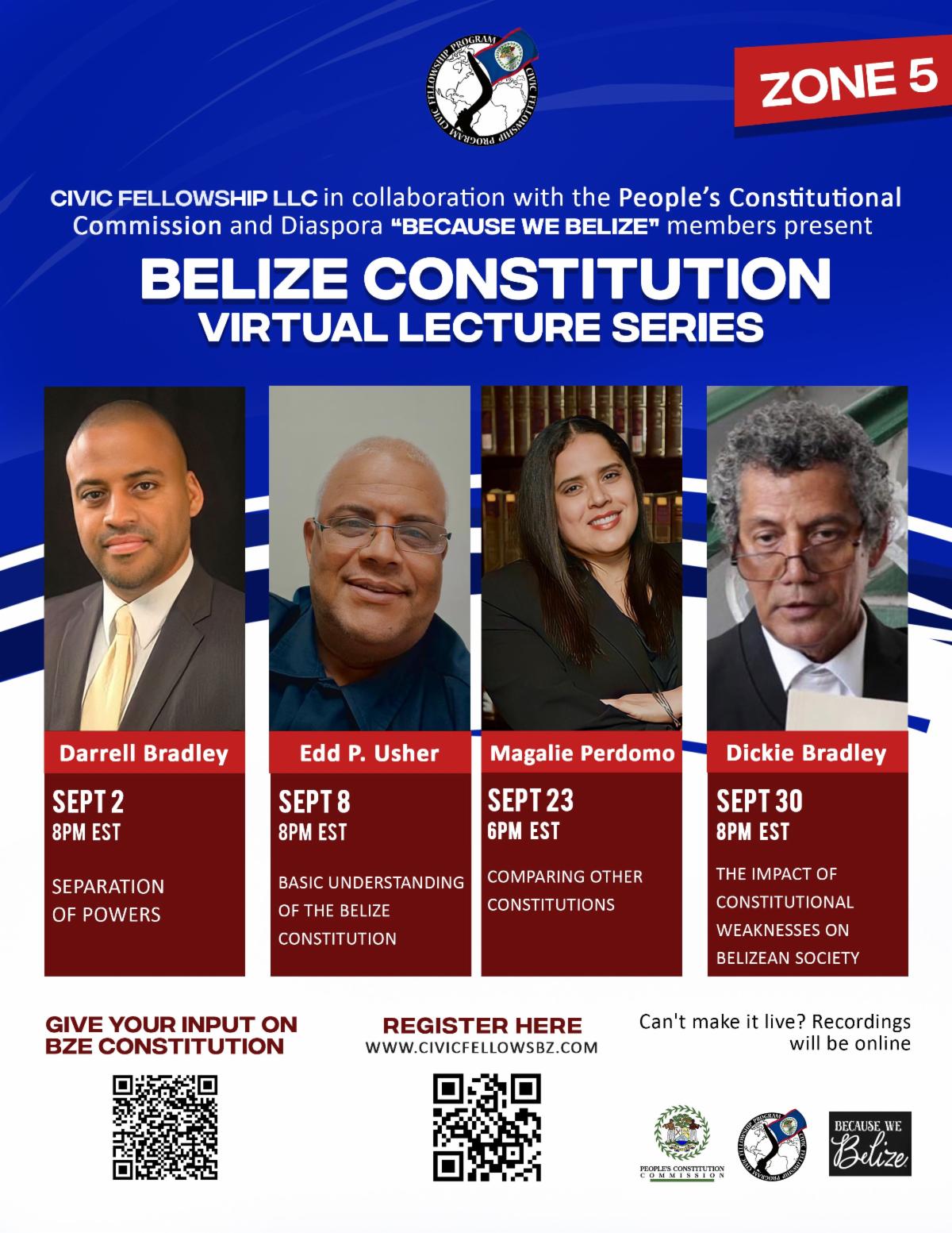 Zoom Zoom Zooom Learn about the Belize Constitution