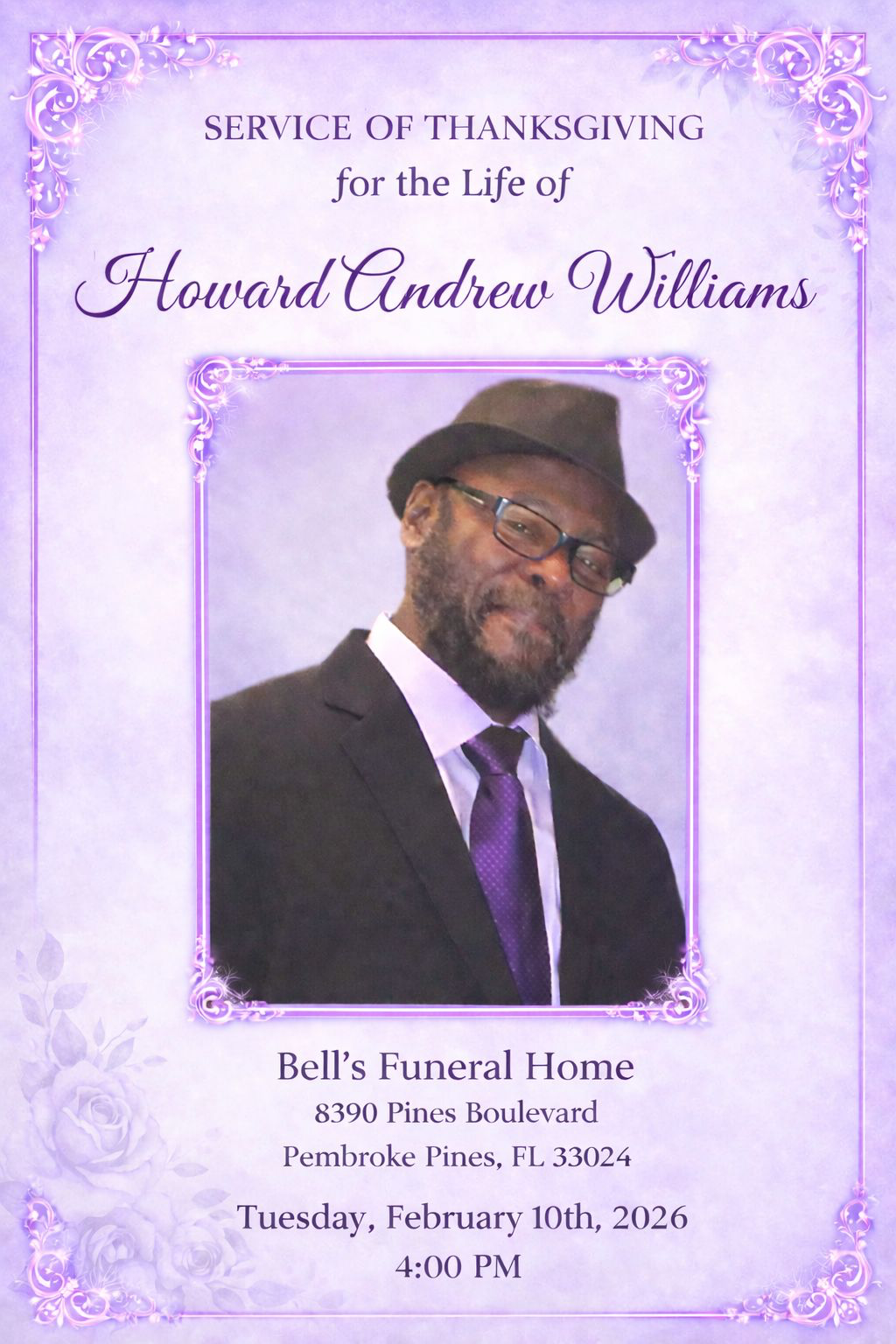 Howard Andrew Williams RIP