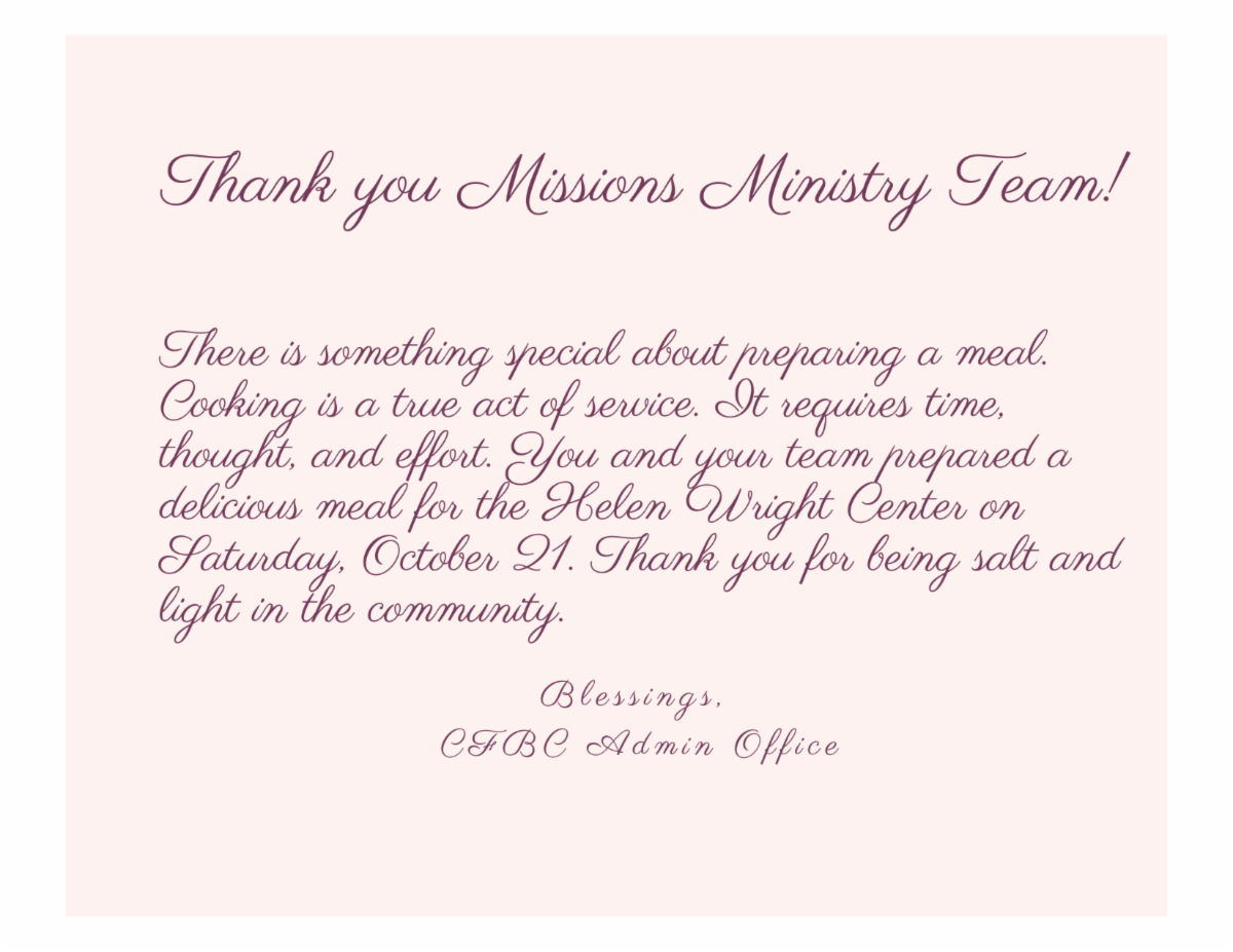 Weekly Connections & Announcements