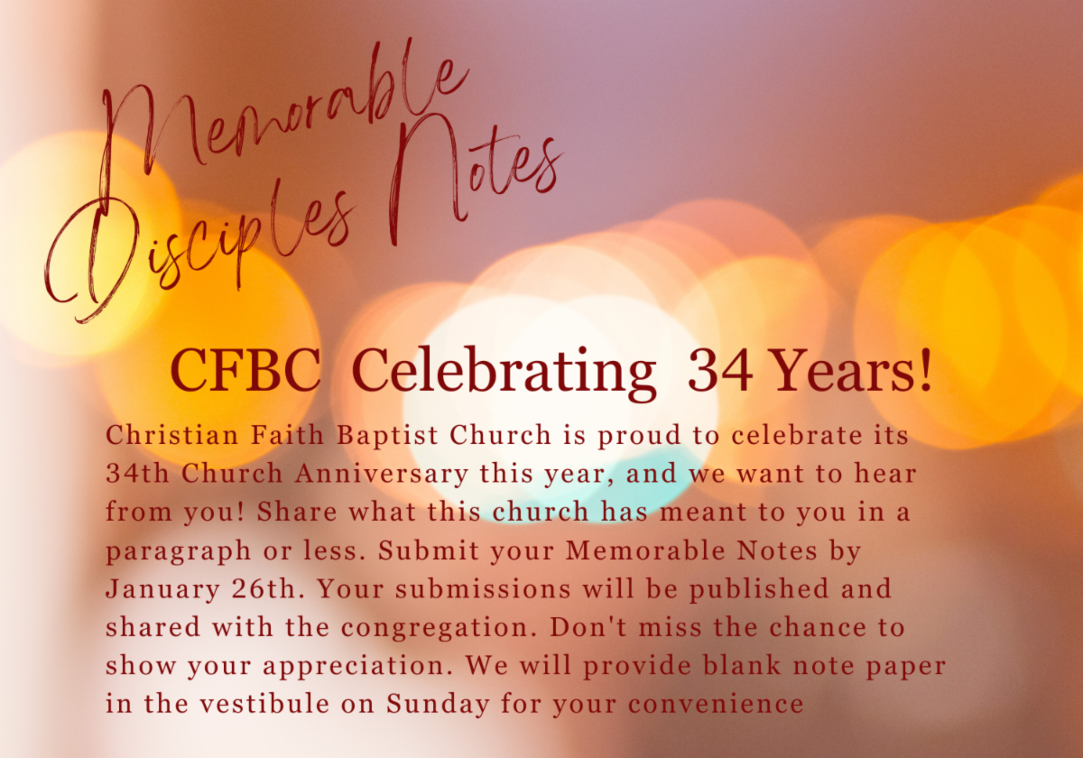 Weekly Connections & Announcements