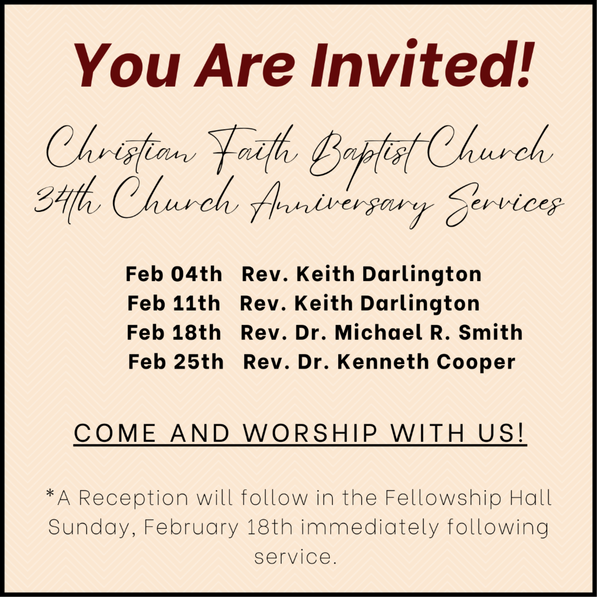 Weekly Connections & Announcements