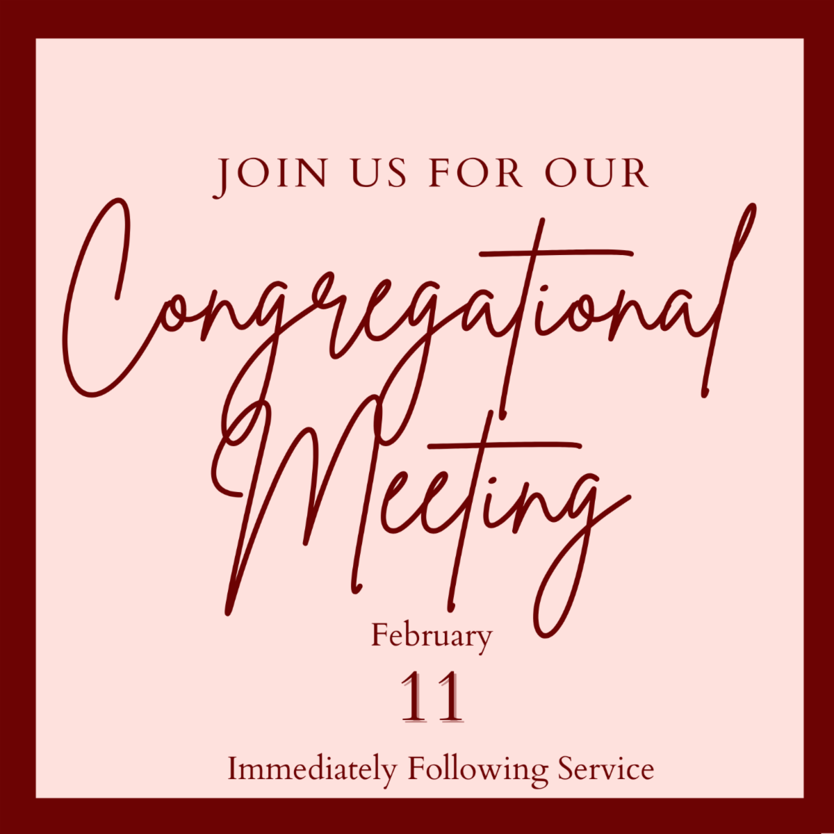 Weekly Connections & Announcements