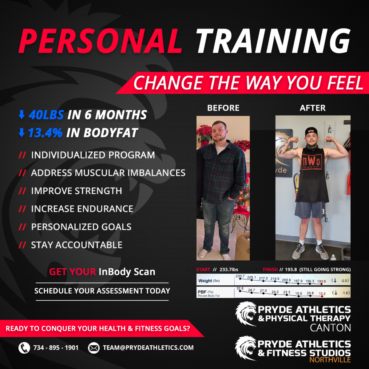 Pryde Season Strength & Conditioning