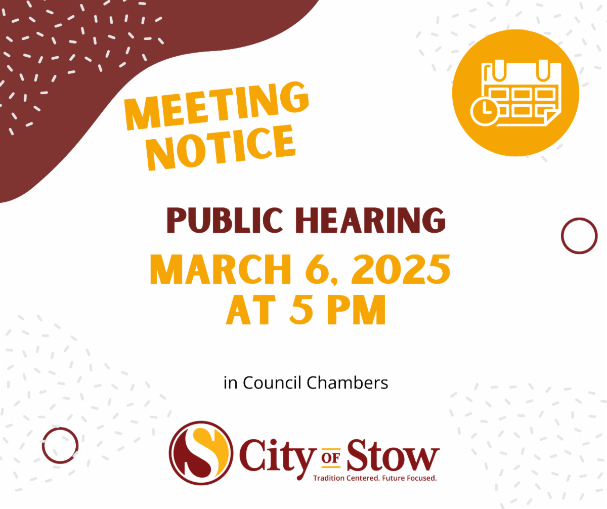 City of Stow March 2025 e-newsletter