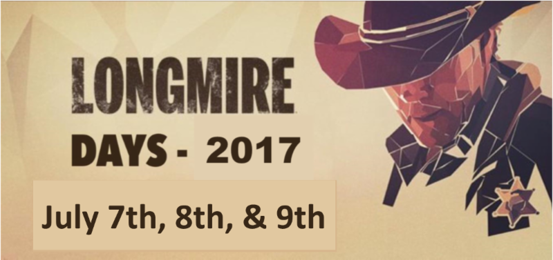 Longmire Days DATES ANNOUNCED!