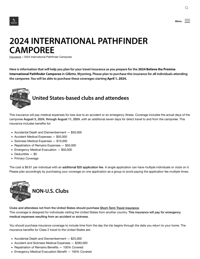 Pathfinders Newsletter | Florida Conference