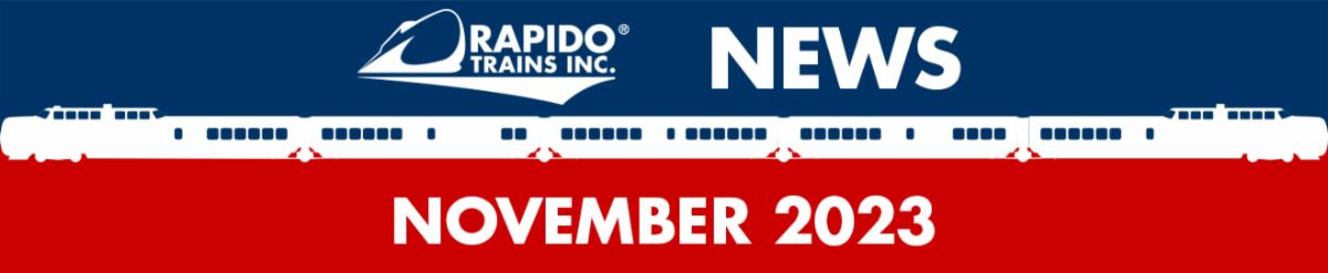 Rapido News 176 - Big Announcements, Big Order Deadlines and much much ...