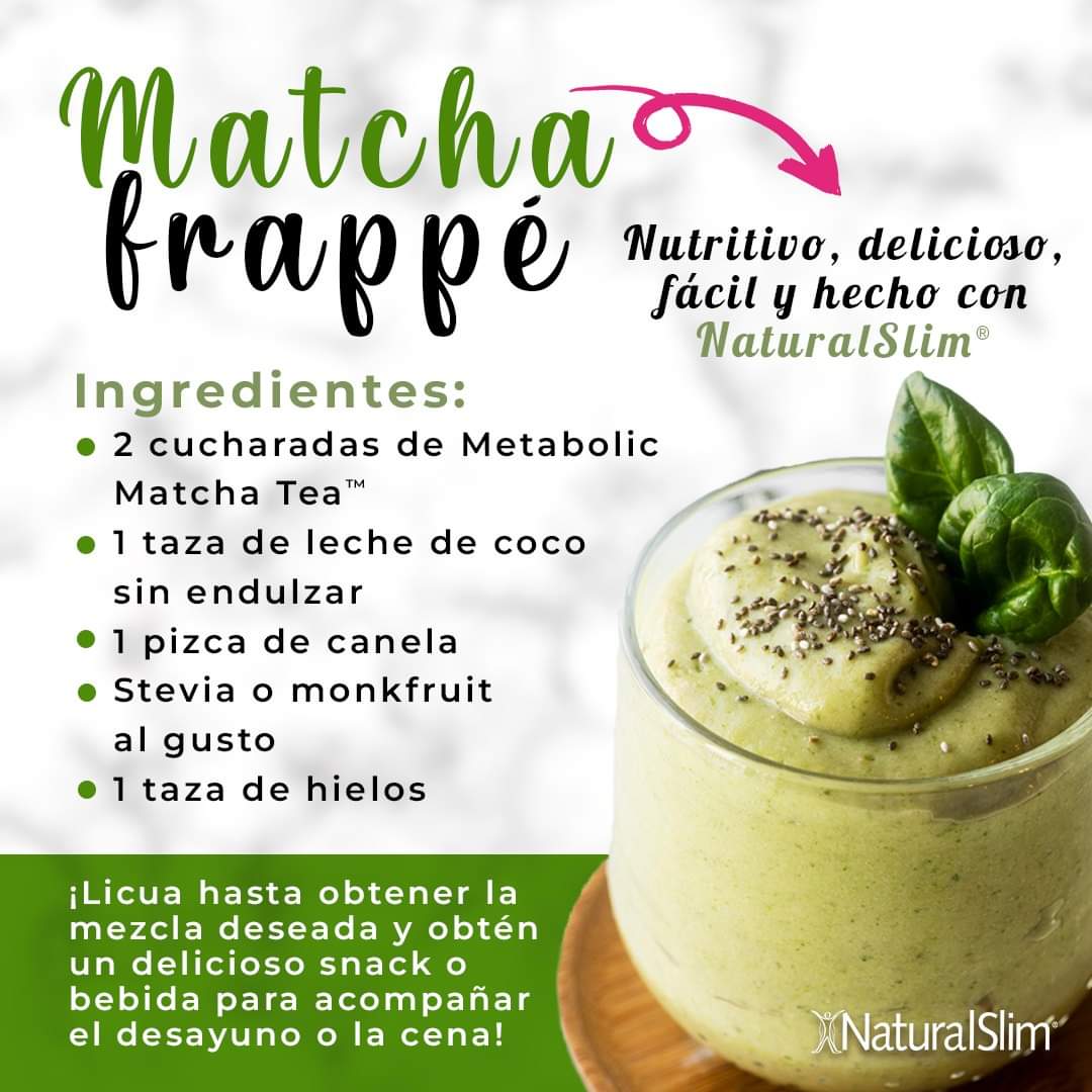 Receta de Frappe de Matcha 🍵