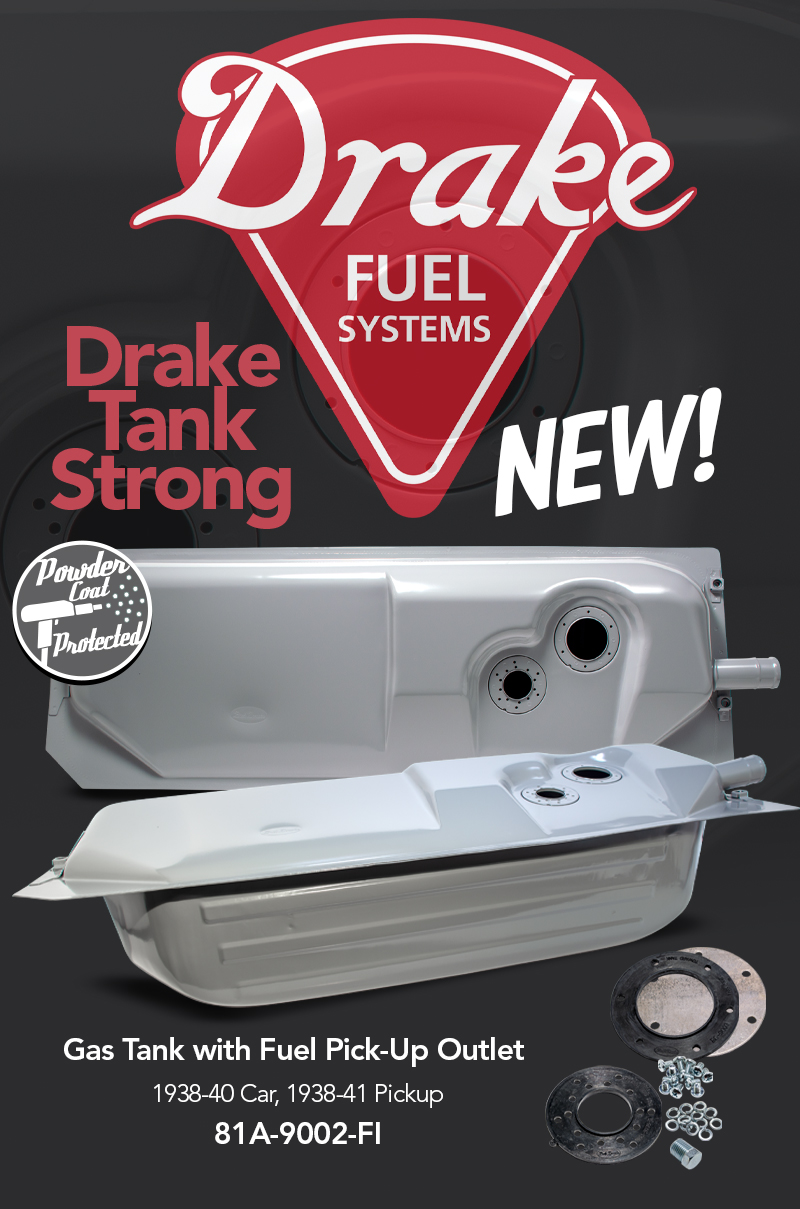 Check out our NEW fuel-injection ready tank at Drake's