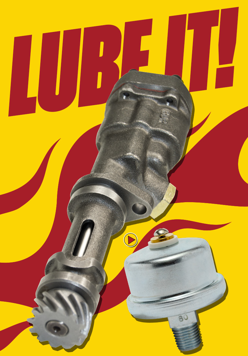 Lube Your Flathead with Drake's Oil Pump, sending unit, breathers and ...