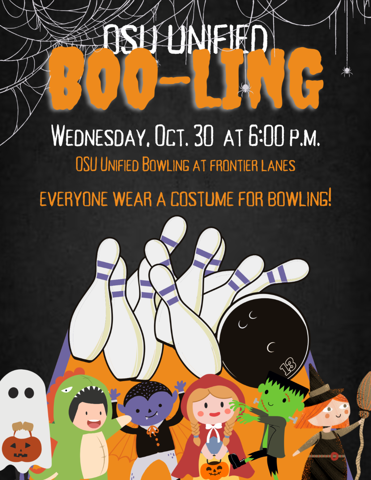 OSU Unified Bowling Oct. 30 - Bowling UPDATES!