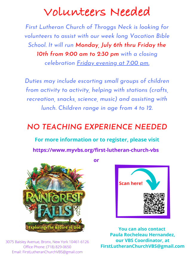Happenings at First Lutheran